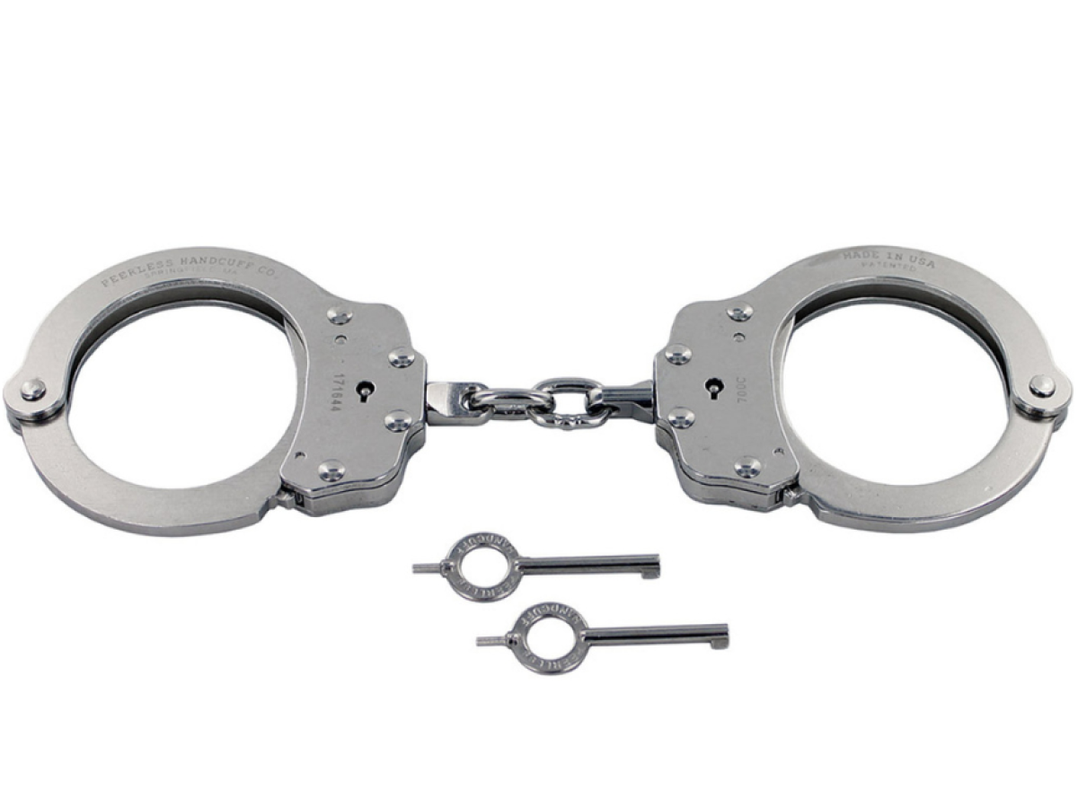 Peerless Model 700c Nickel Finish Handcuffs | SWS Group
